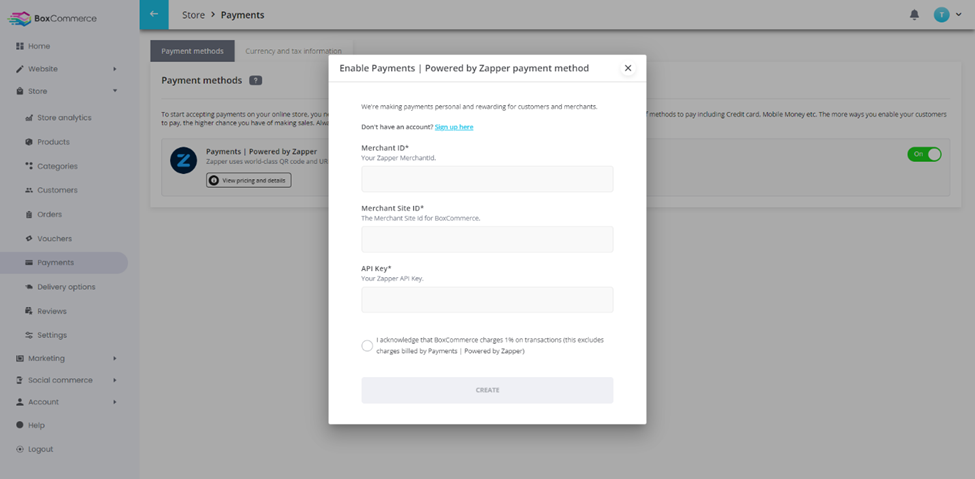 Zapper Payment Method – BoxCommerce