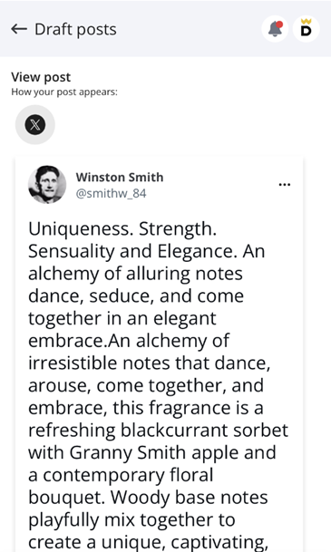 Drafts – Social Media Posts - Mobile – BoxCommerce