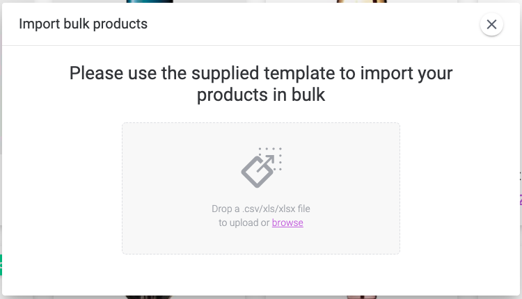 Uploading bulk products – BoxCommerce